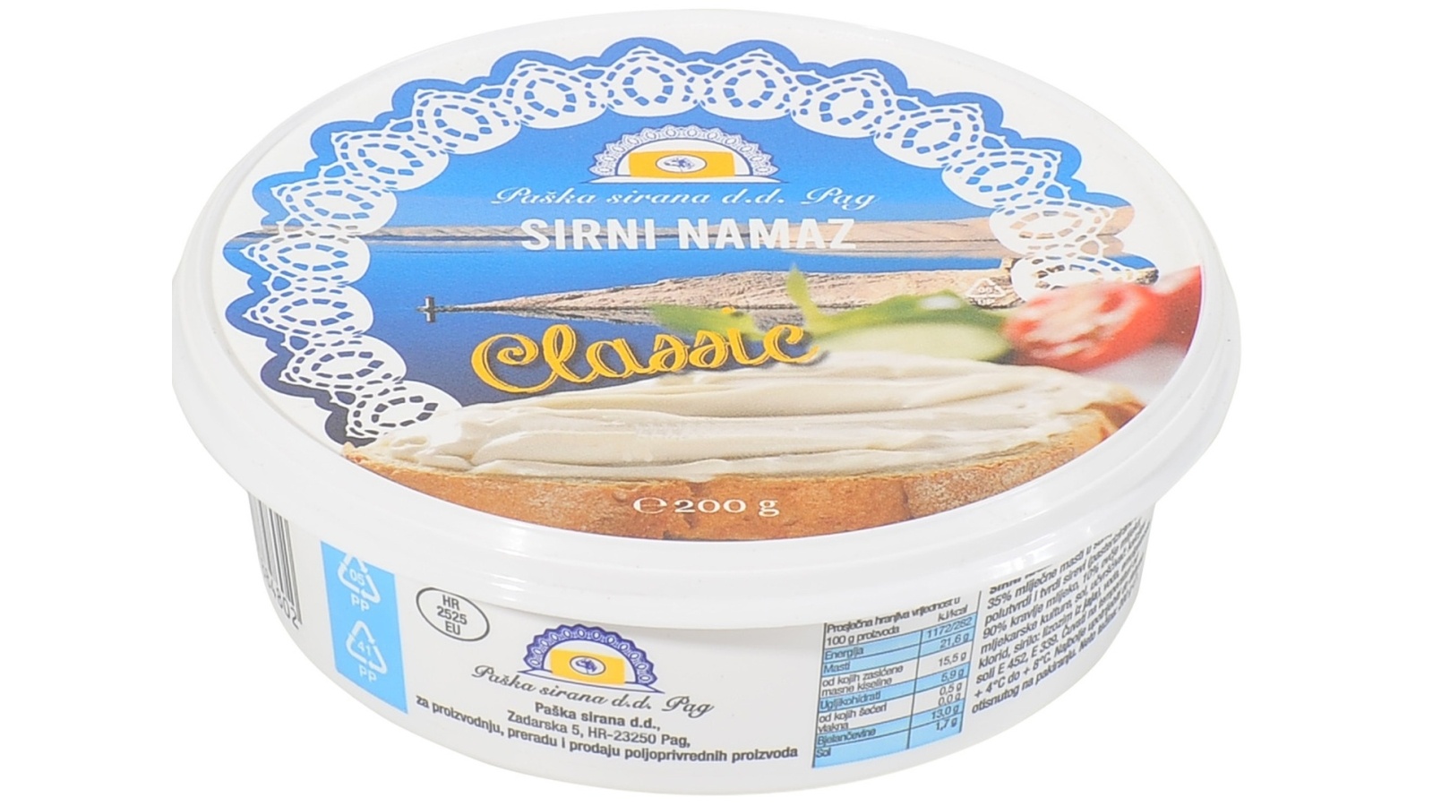 PAŠKA SIRANA sirni namaz classic 200g - Cjenoteka