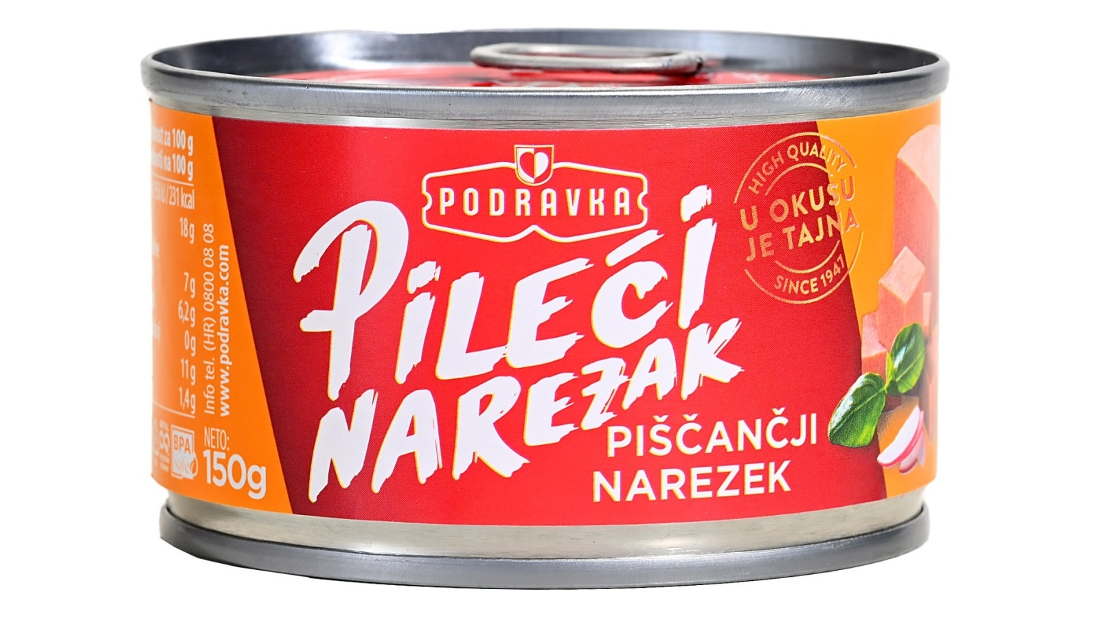 PODRAVKA Pileći narezak 150g - Cjenoteka