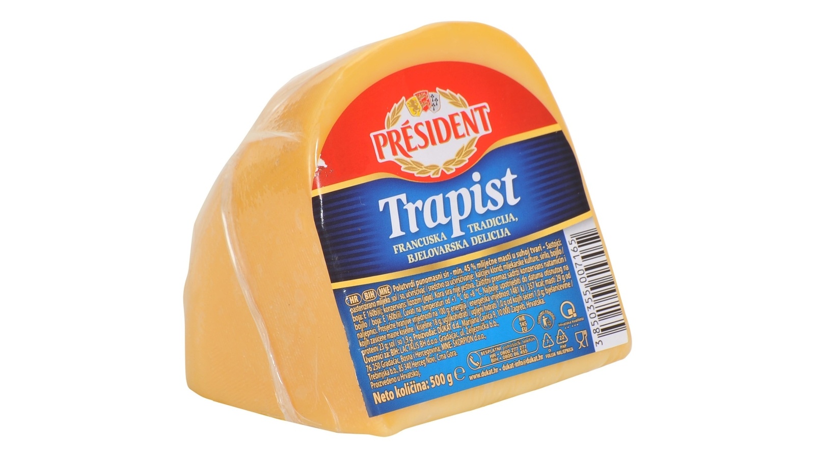 PRESIDENT Trapist sir 500g - Cjenoteka