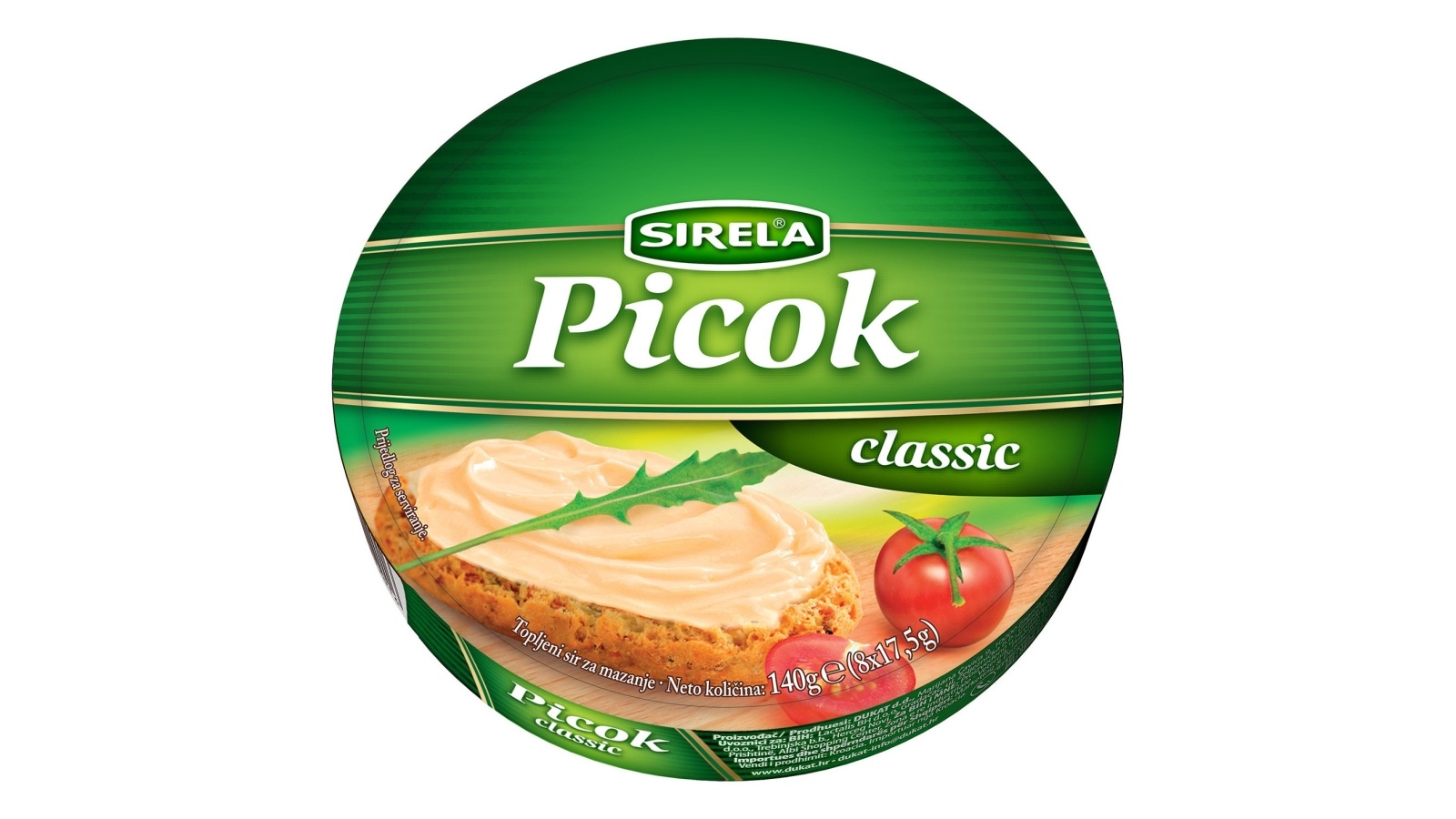 SIRELA Picok classic topljeni sir 140g - Cjenoteka