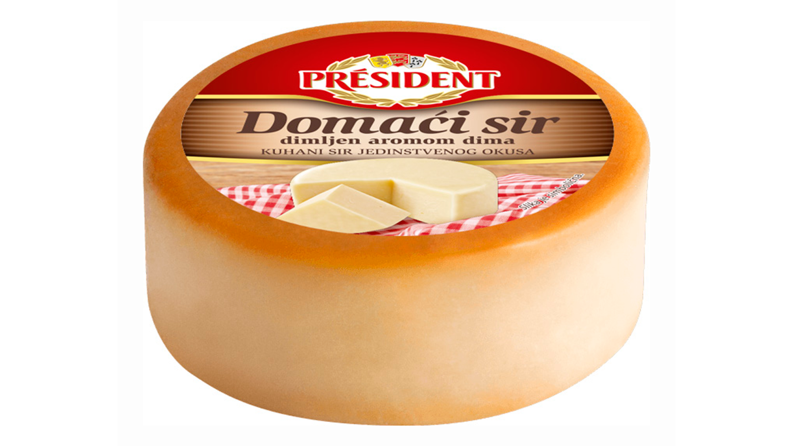 PRESIDENT polutvrdi dimljeni sir 300g - Cjenoteka