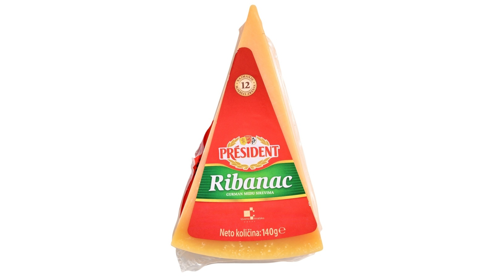 PRESIDENT Ribanac tvrdi sir 140g - Cjenoteka