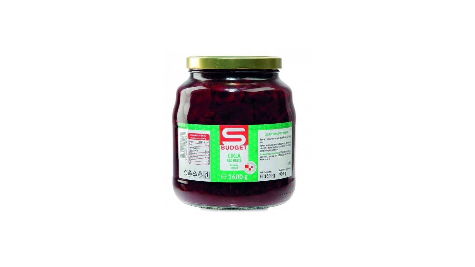 S-BUDGET cikla rezana 1,6kg - Cjenoteka