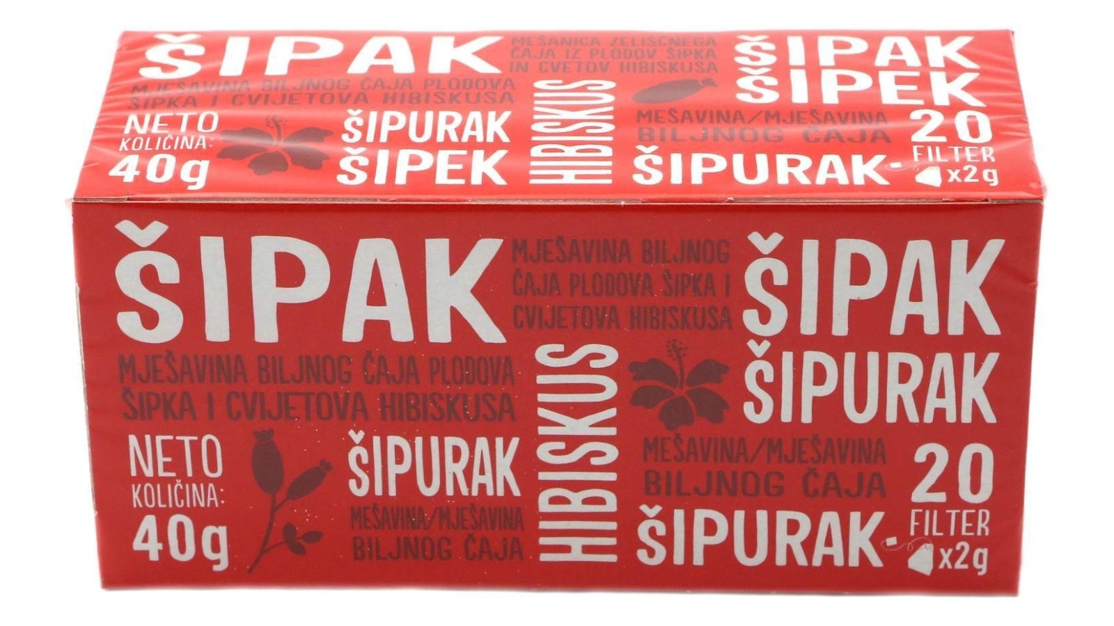 SLOVA šipak i hibiskus čaj 40g - Cjenoteka