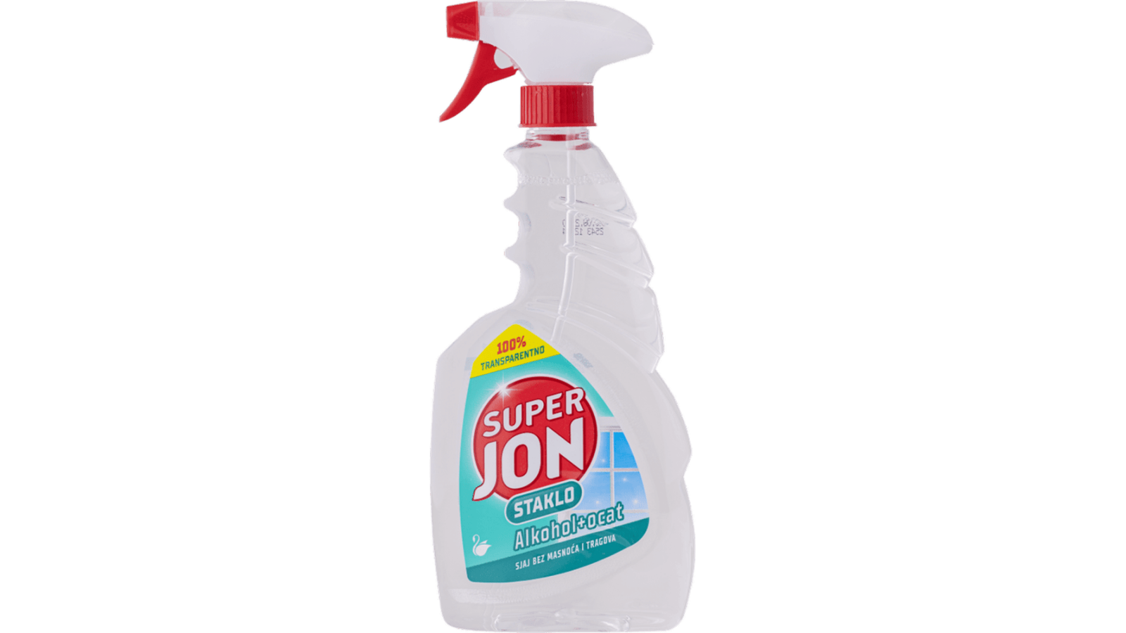 SUPER JON sredstvo za čišćenje stakla alkohol i ocat 650ml - Cjenoteka