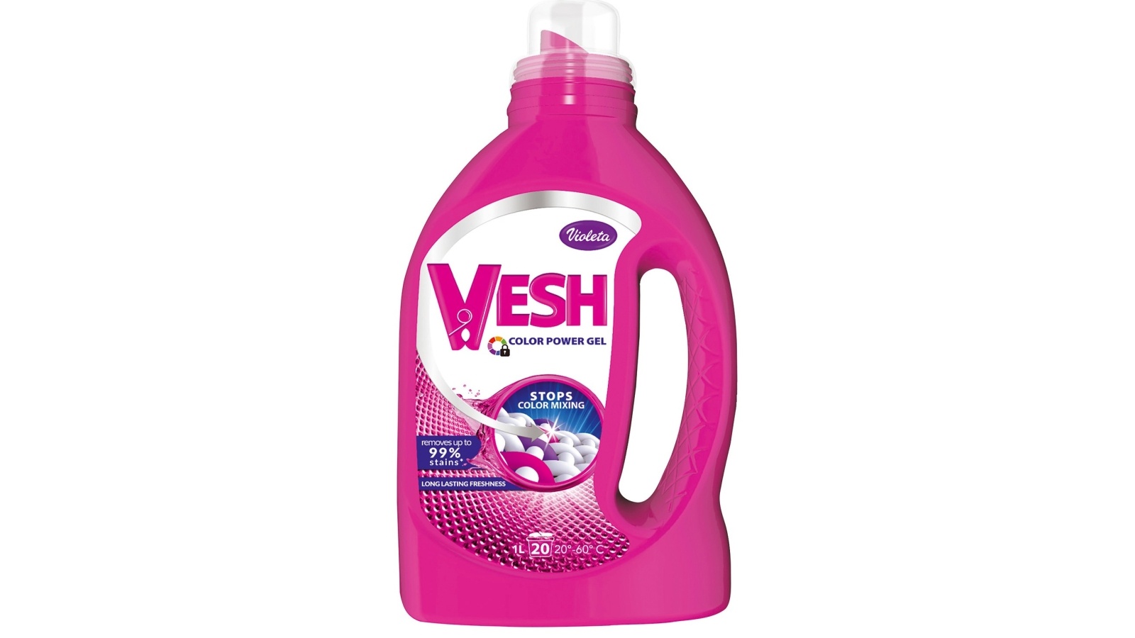 VIOLETA Vesh color tekući deterdžent 20 pranja (1l) - Cjenoteka