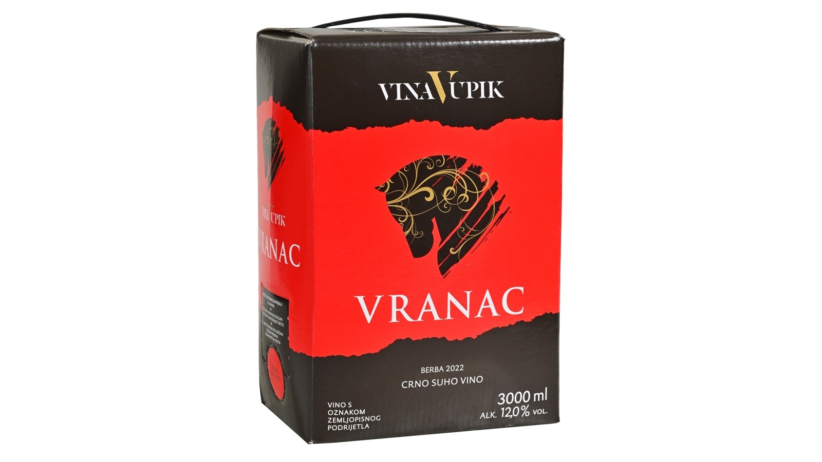 VUPIK Vranac vino bag in box 3l - Cjenoteka
