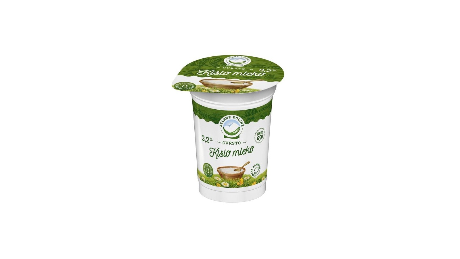 ZELENE DOLINE kiselo mlijeko 3,2%mm 180g - Cjenoteka