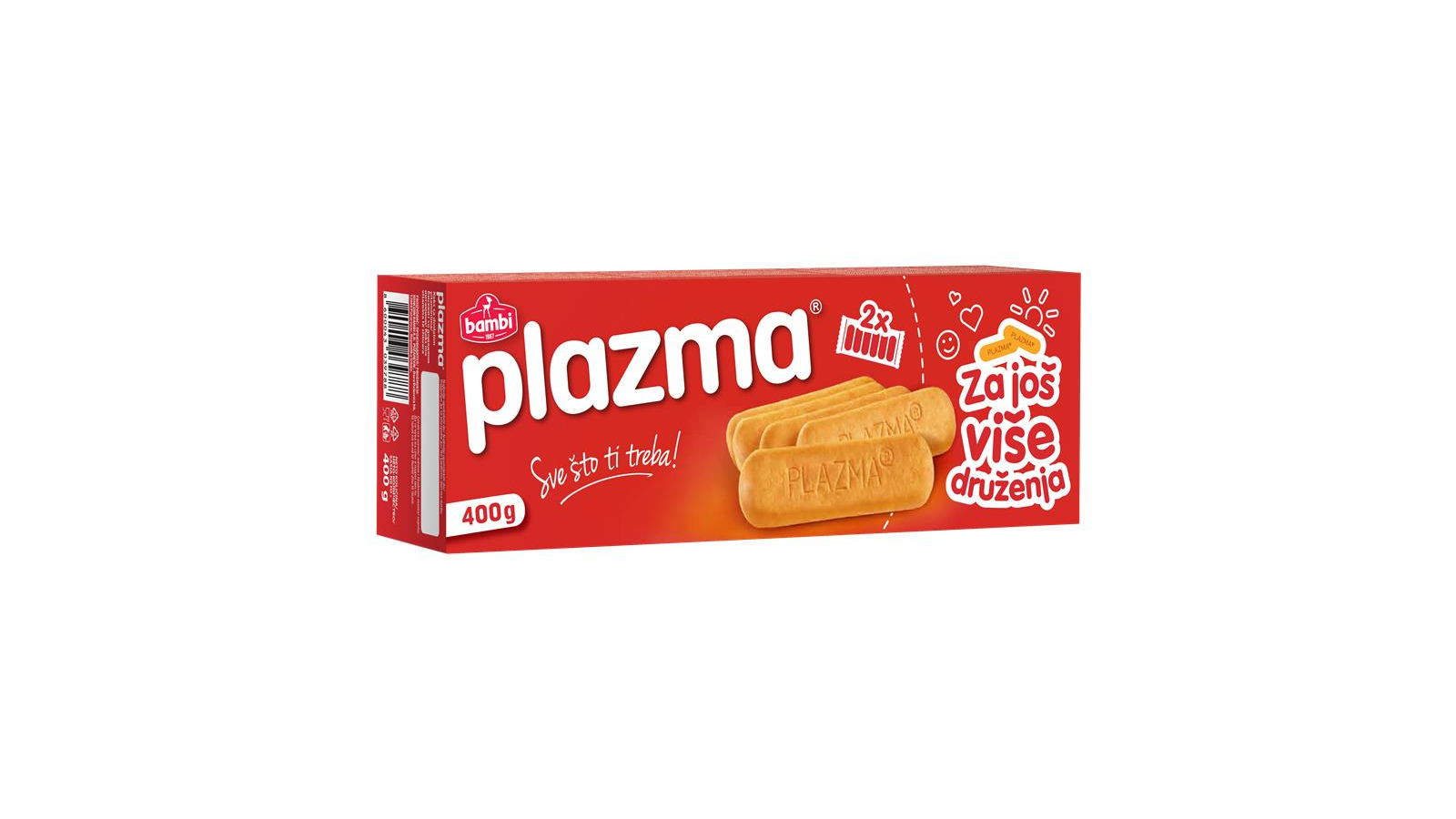 Keks Bambi PLAZMA 400g - Cjenoteka