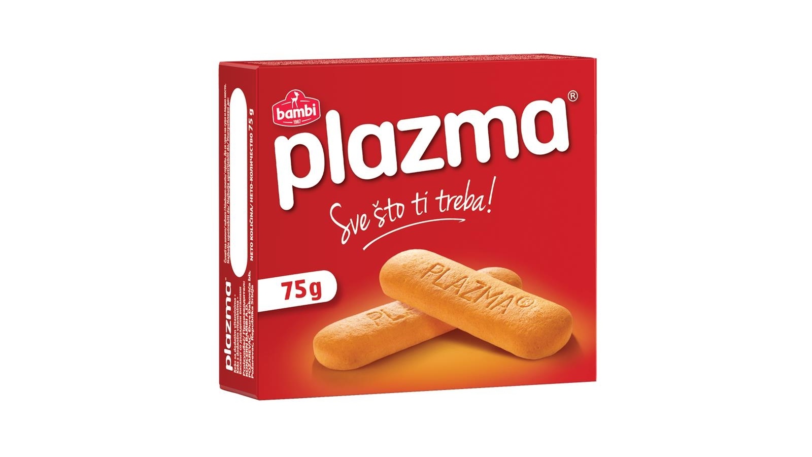 Keks Bambi PLAZMA 75g - Cjenoteka