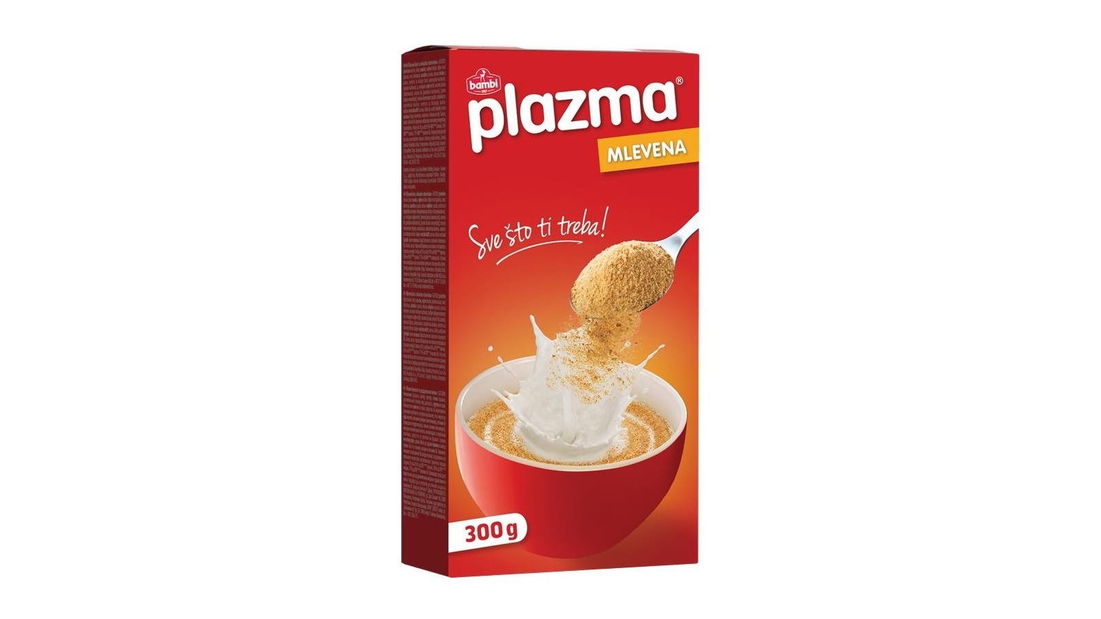 Keks Bambi PLAZMA Mljevena 300g - Cjenoteka
