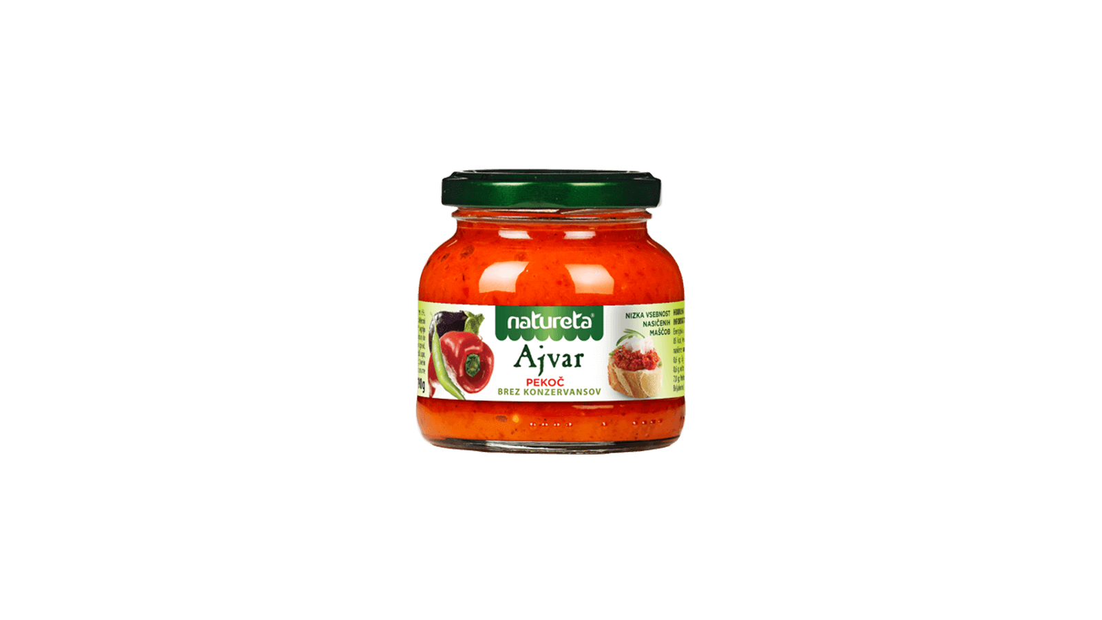 NATURETA ajvar ljuti 290g - Cjenoteka