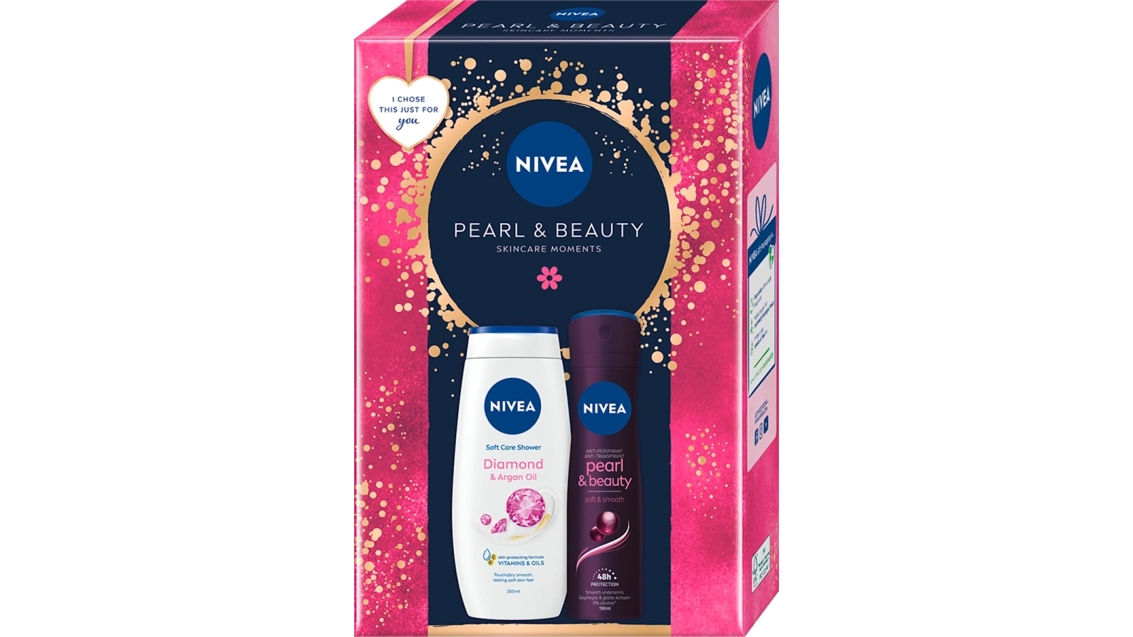 NIVEA set Pearl & beauty (gel za tuširanje i dezodorans) - Cjenoteka