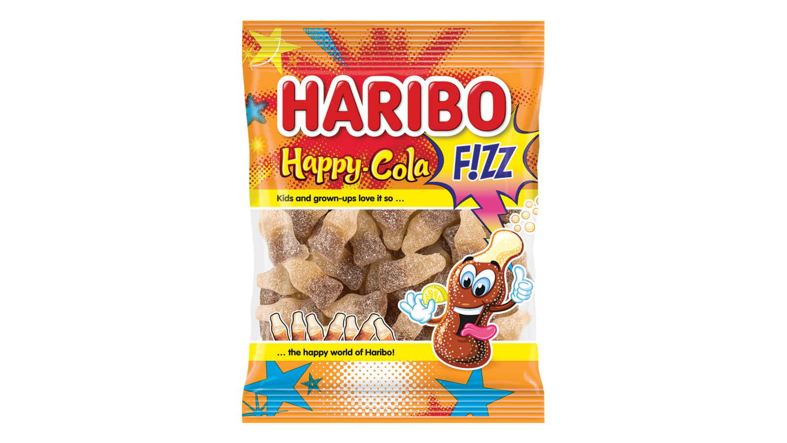 Gumeni bomboni HARIBO happy cola fizz 100g - Cjenoteka