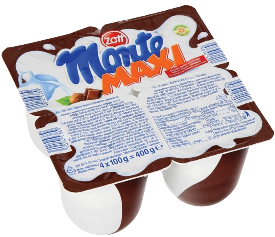 Desert ZOTT Monte Maxi 100g - Cjenoteka