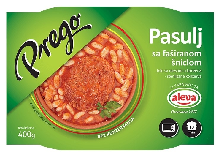 PREGO grah s faširanom šniclom 400g - Cjenoteka