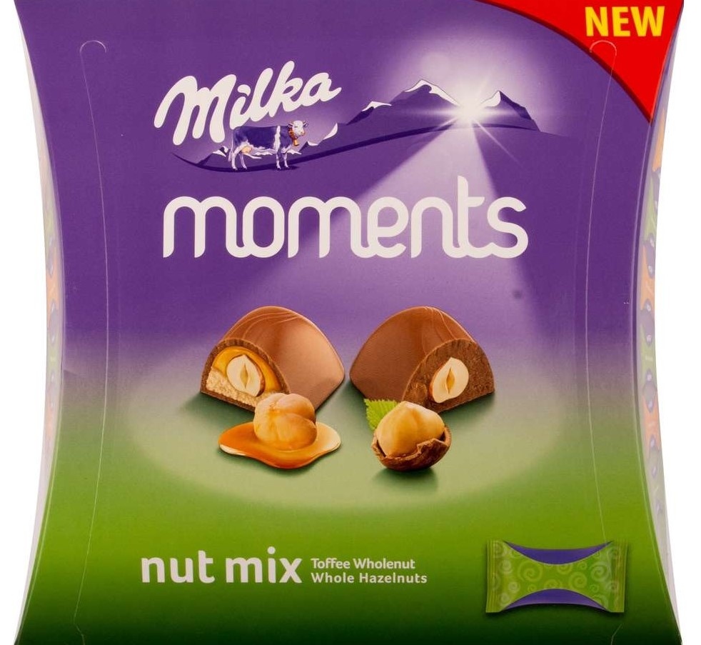 Praline MILKA Moments nut mix 169g - Cjenoteka