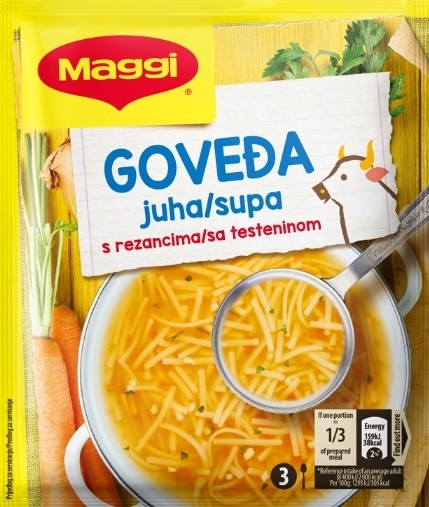 Juha MAGGI goveđa tjestenina 37g - Cjenoteka