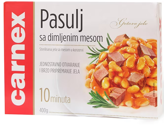 CARNEX Grah s dimljenim mesom 400g - Cjenoteka