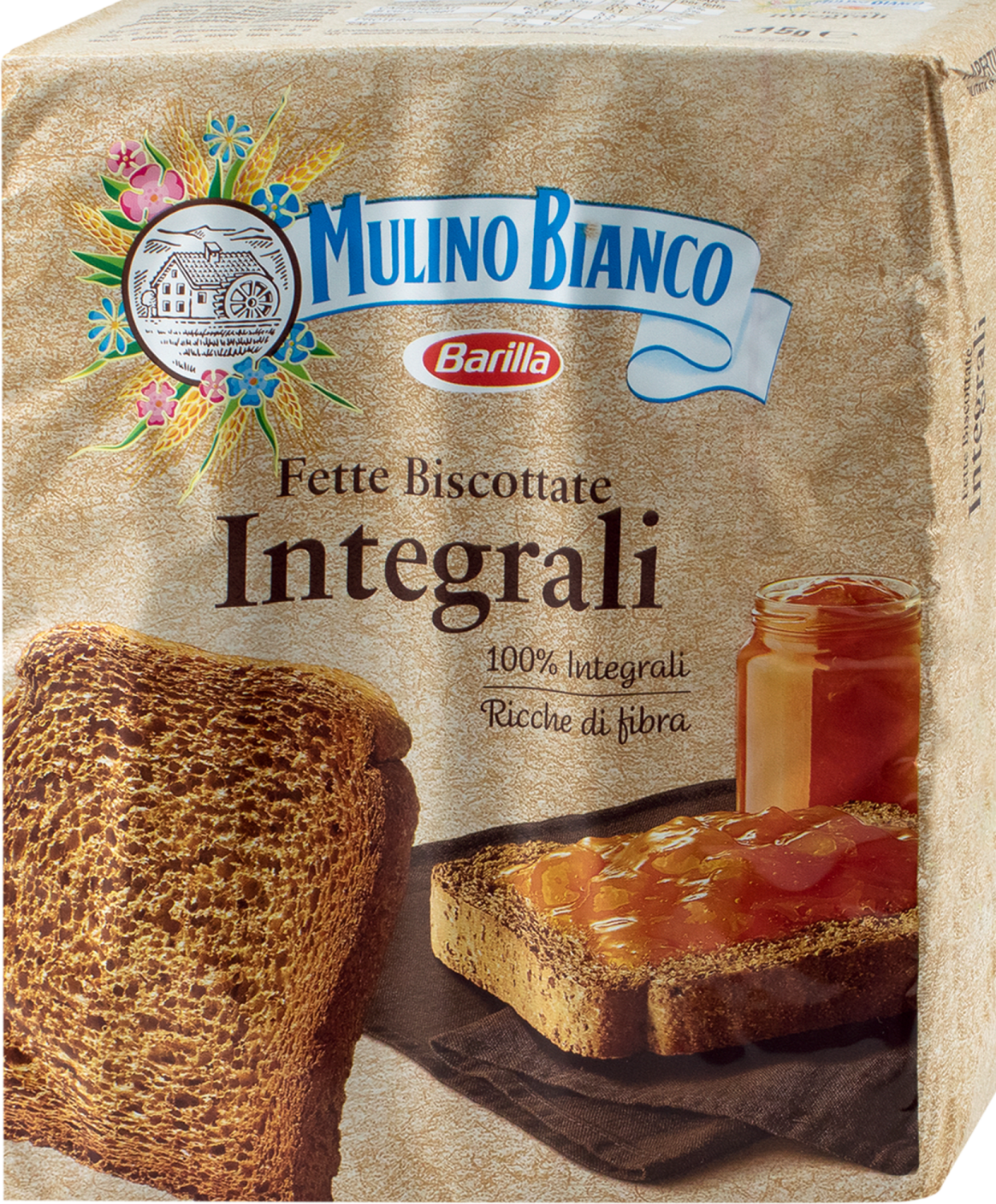 Dvopek BARILLA Mulino bianco Fette Integrali 310g - Cjenoteka