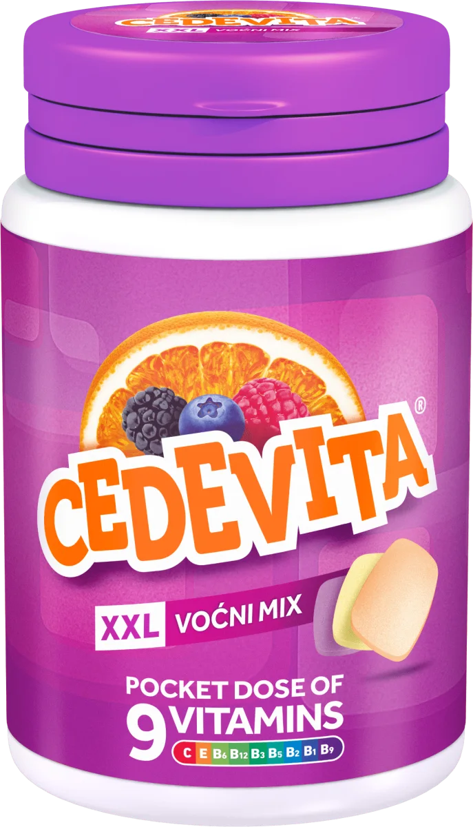 Bomboni CEDEVITA voćni mix XXL 60g - Cjenoteka