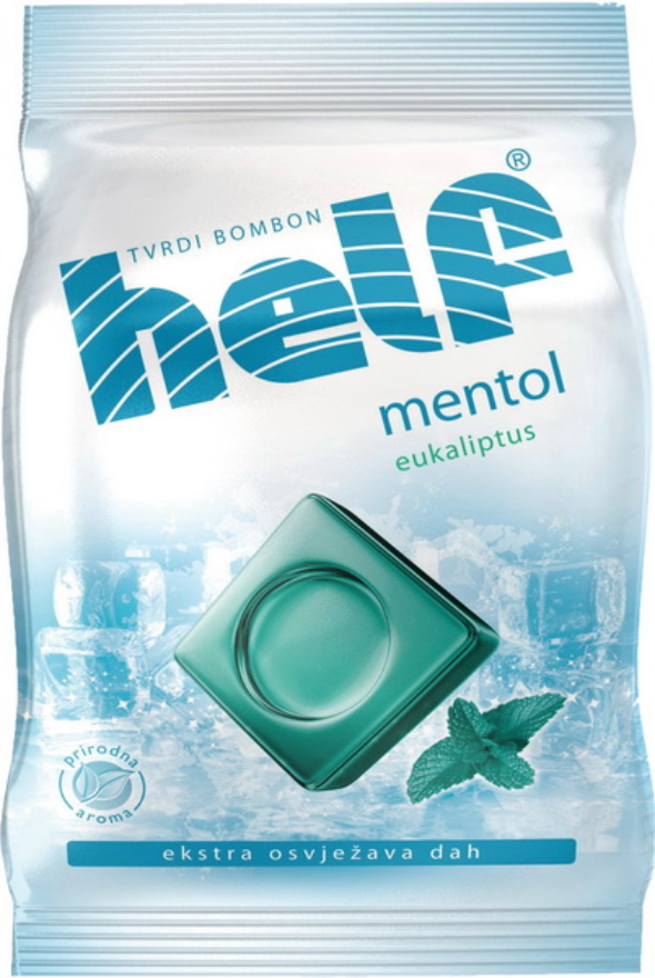 Bomboni HELF mentol eukaliptus 80g - Cjenoteka