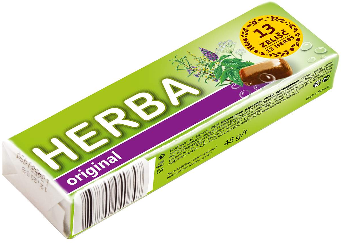 Bomboni HERBA original 48g - Cjenoteka