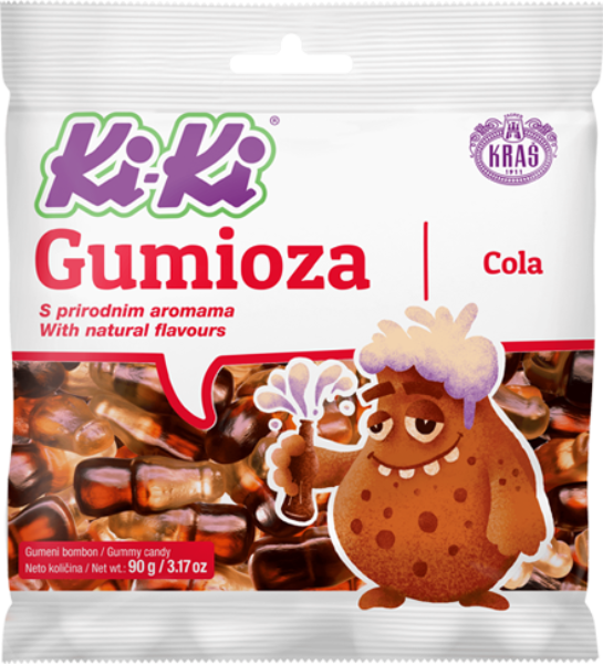 Gumeni bomboni KRAŠ Kiki cola 90g - Cjenoteka
