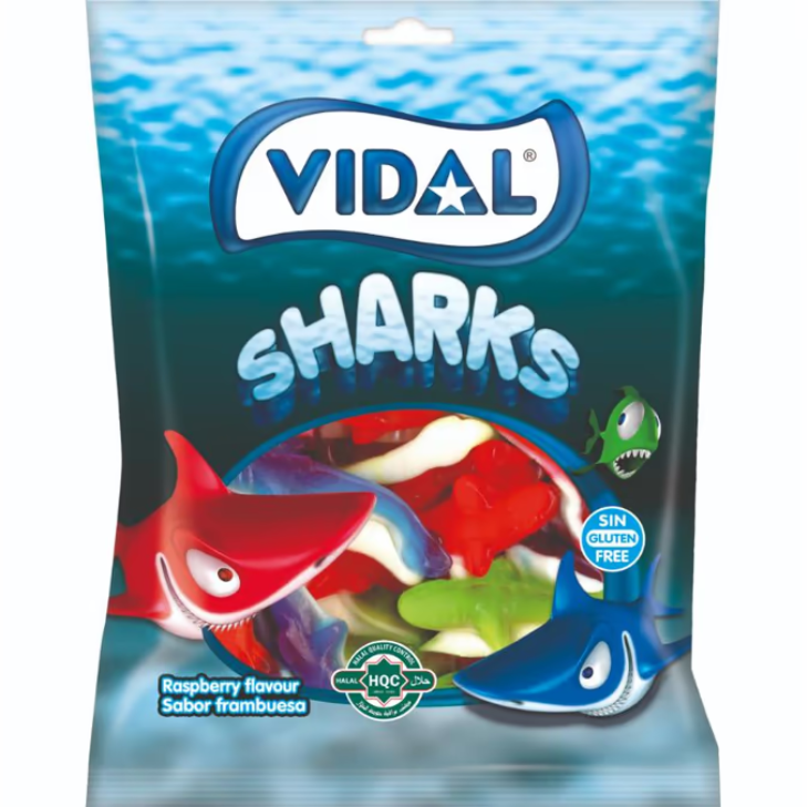 Gumeni bomboni VIDAL sharks 90g - Cjenoteka