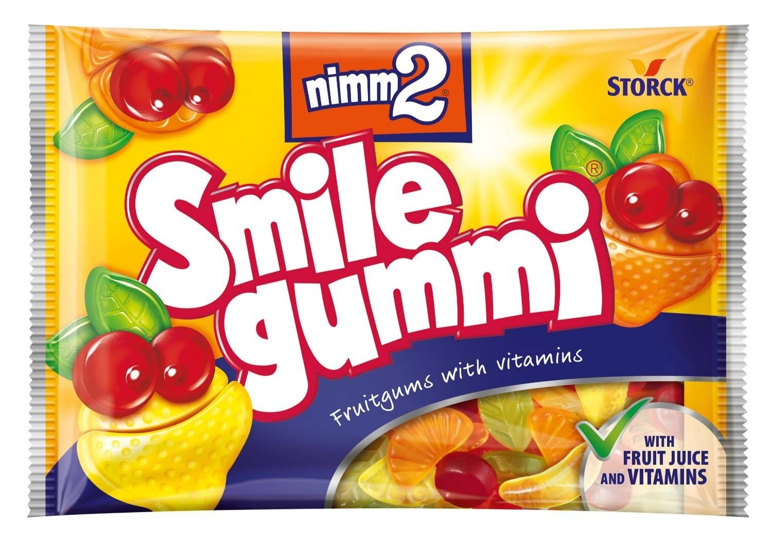 Gumeni bomboni STORCK Nimm2 smile gummy 100g - Cjenoteka