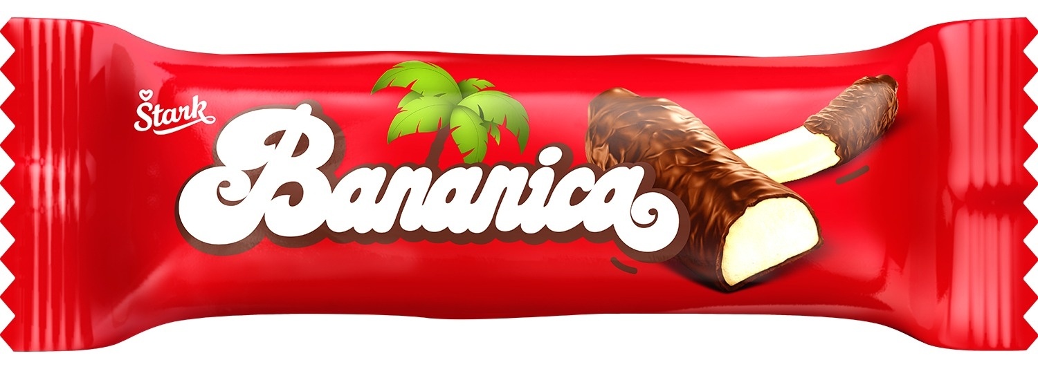 Čokoladica ŠTARK Bananica 25g - Cjenoteka