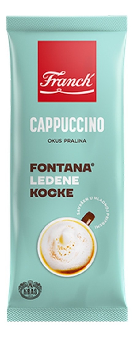 Instant kava FRANCK cappuccino Fontana ledene kocke 18g - Cjenoteka