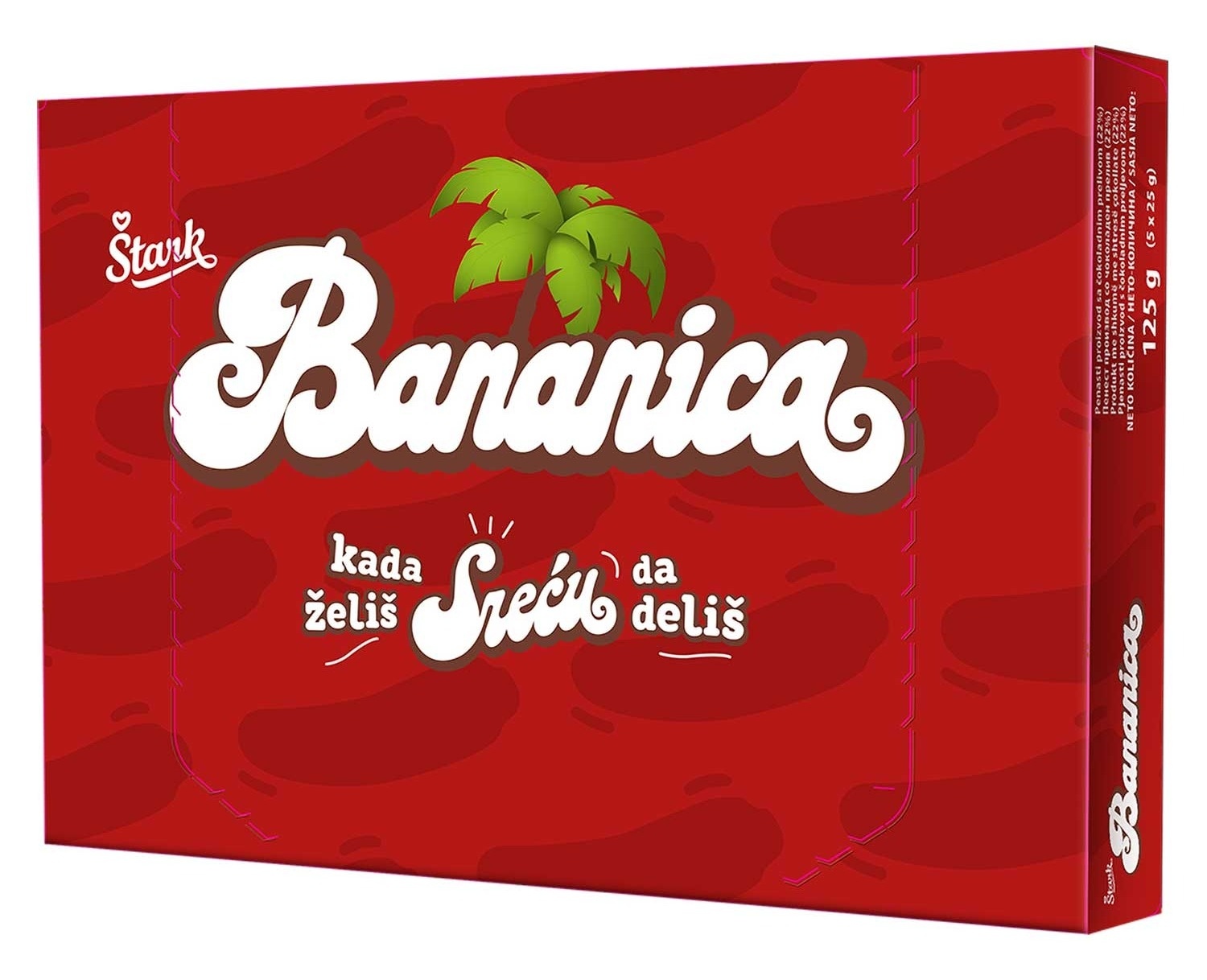 Čokoladica ŠTARK Bananica 125g - Cjenoteka