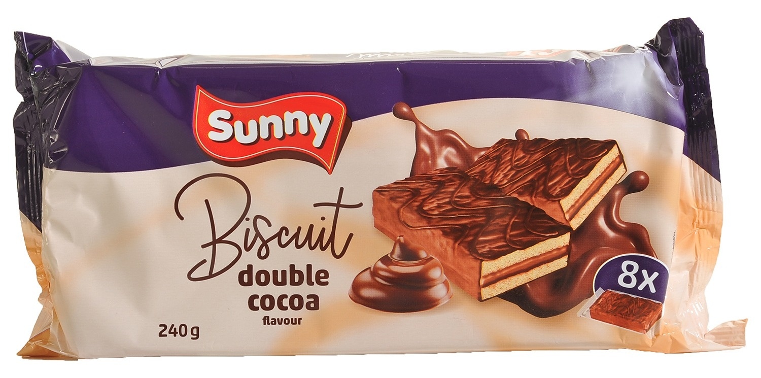 Biskvit SUNNY kakao 240g - Cjenoteka