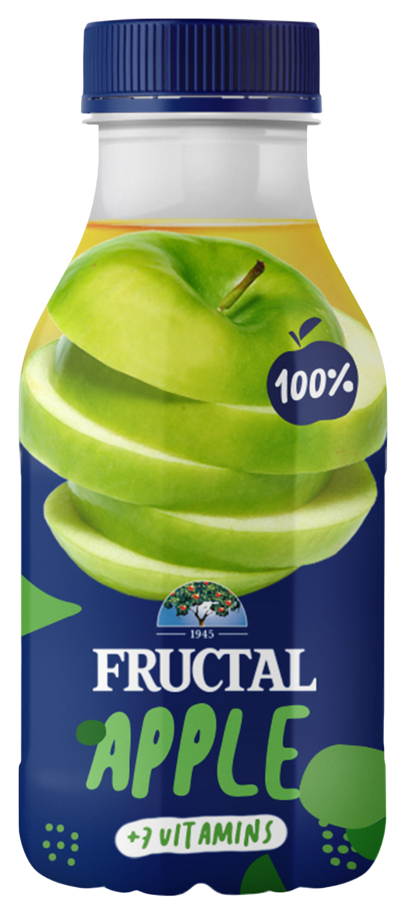 Voćni sok FRUCTAL jabuka 100% 330ml - Cjenoteka