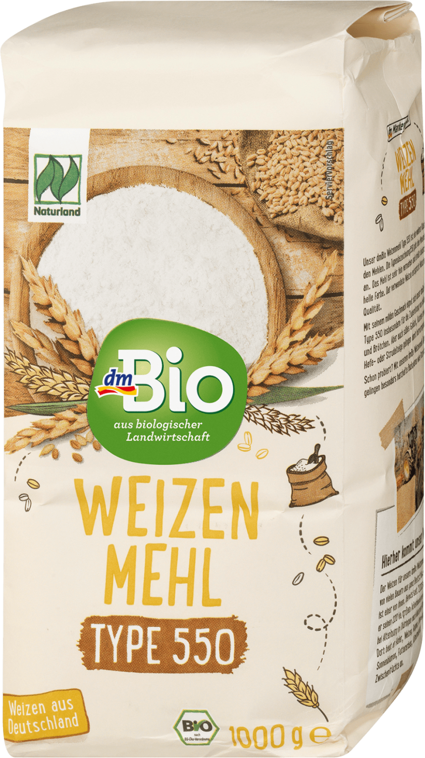 Brašno DM BIO T-550 1kg - Cjenoteka