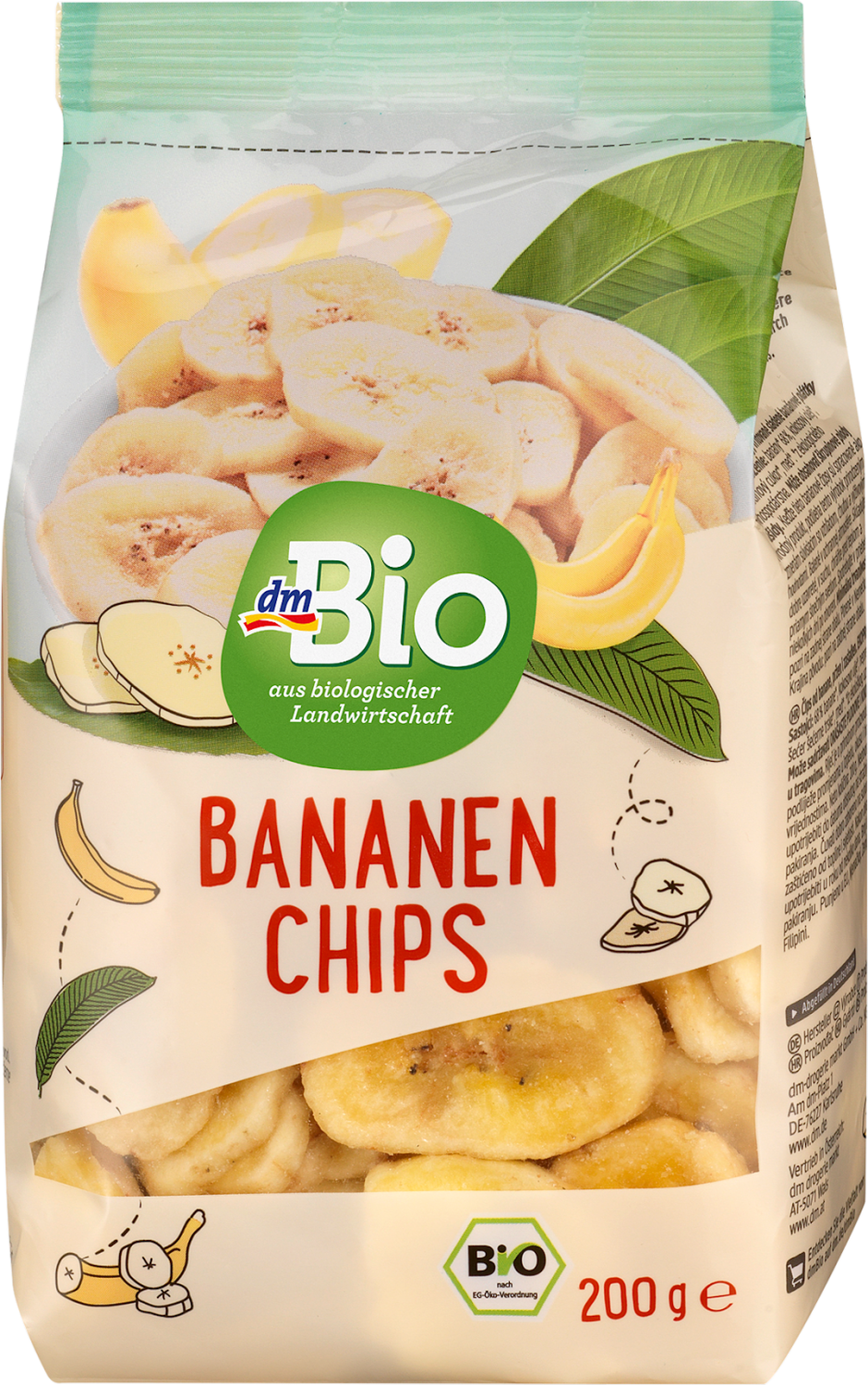 Čips DM BIO organska banana 200g - Cjenoteka