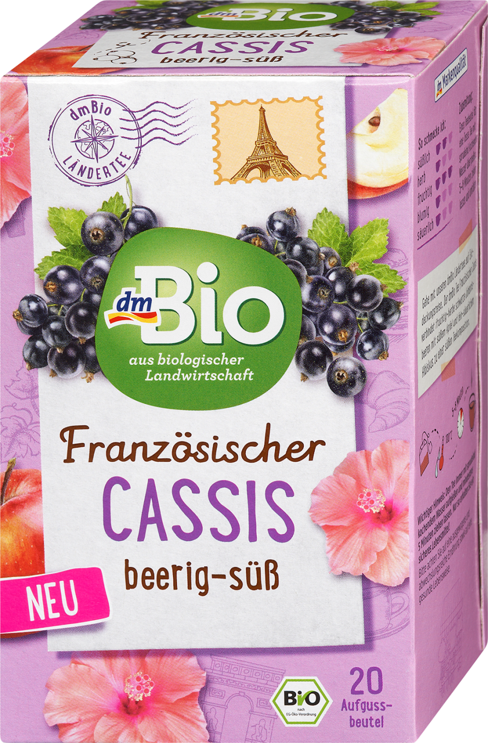 DM BIO Francuski čaj cassis 40g - Cjenoteka