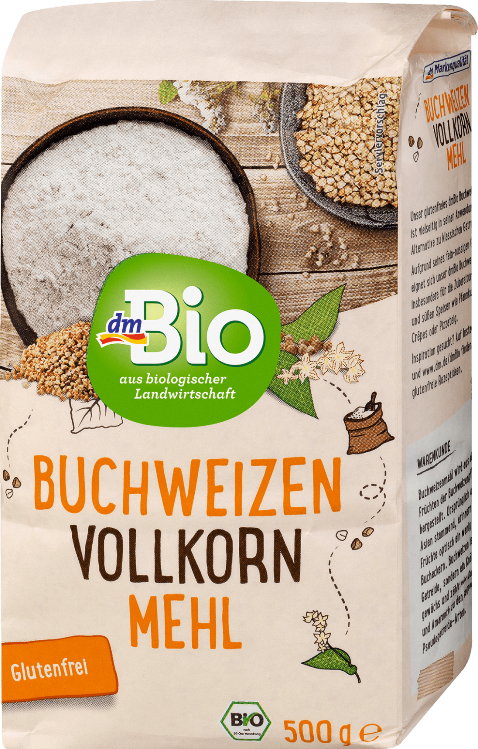 DM BIO integralno brašno od heljde organsko 500g - Cjenoteka