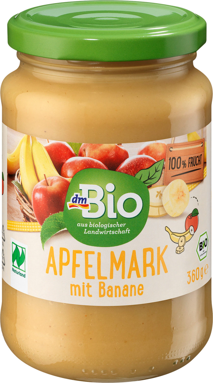 DM BIO voćni pire jabuka i banana 360g - Cjenoteka