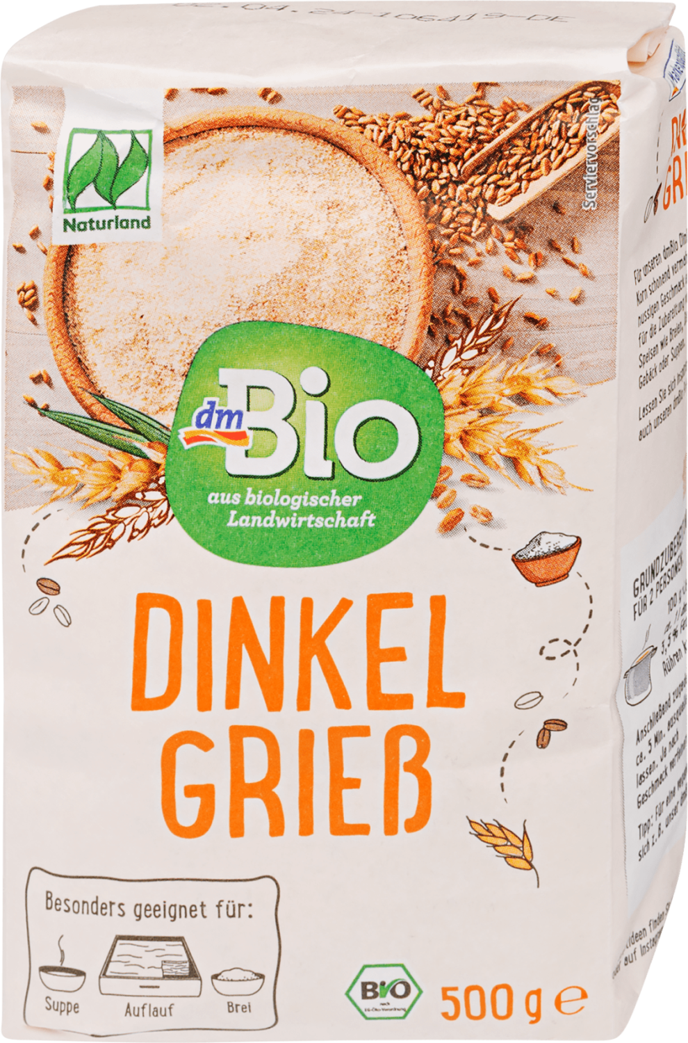 Griz DM BIO od zrna pira 500g - Cjenoteka
