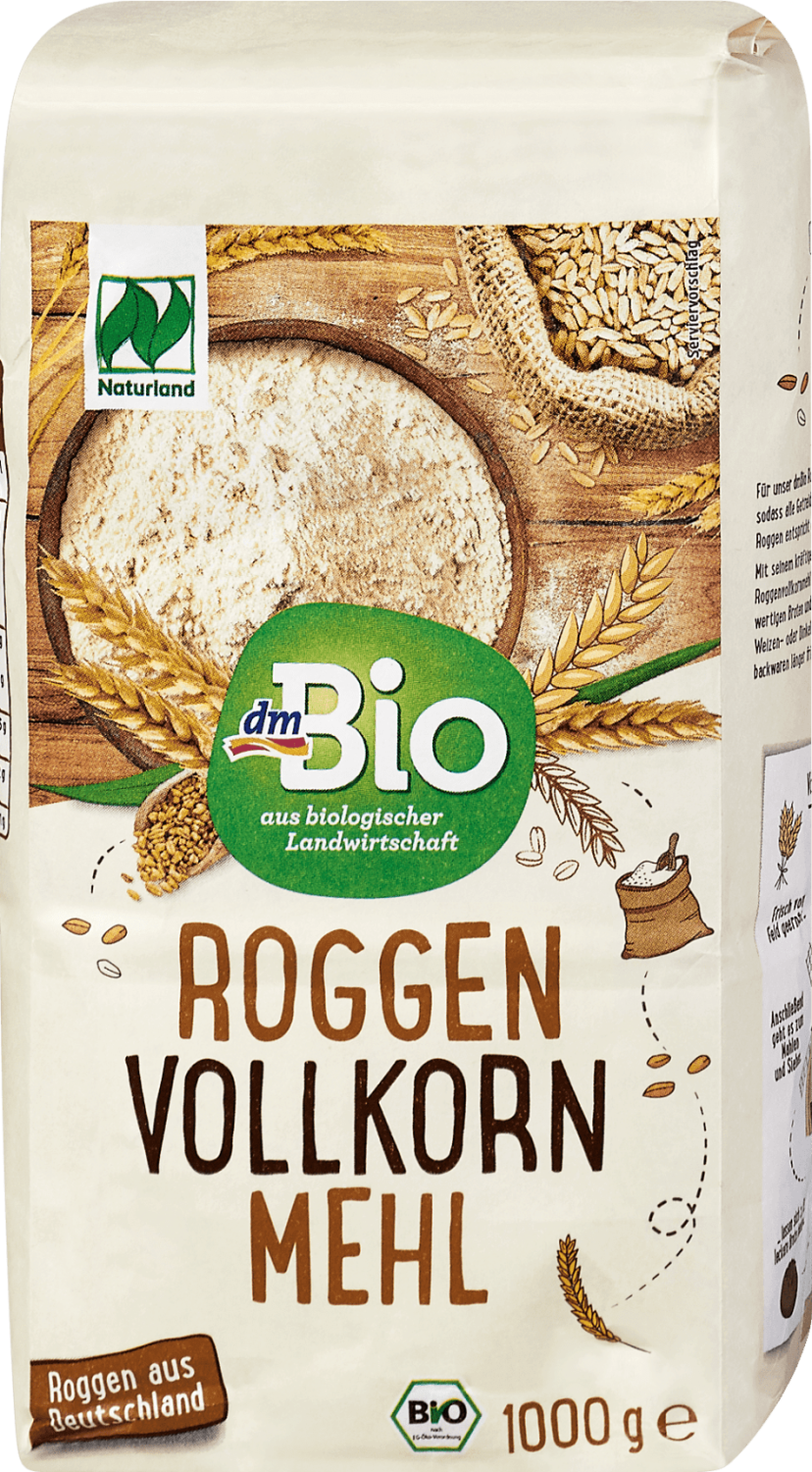 DM BIO Integralno brašno raženo 1kg - Cjenoteka