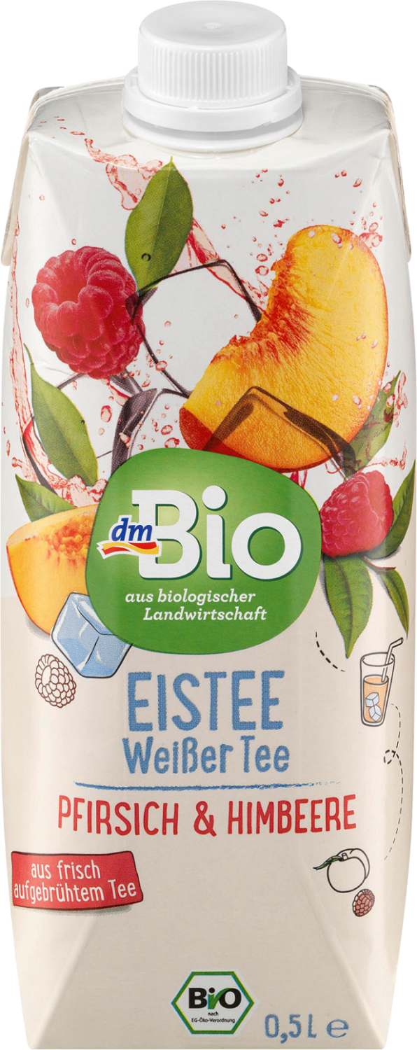 Ledeni bijeli čaj DM BIO breskva malina 500ml - Cjenoteka