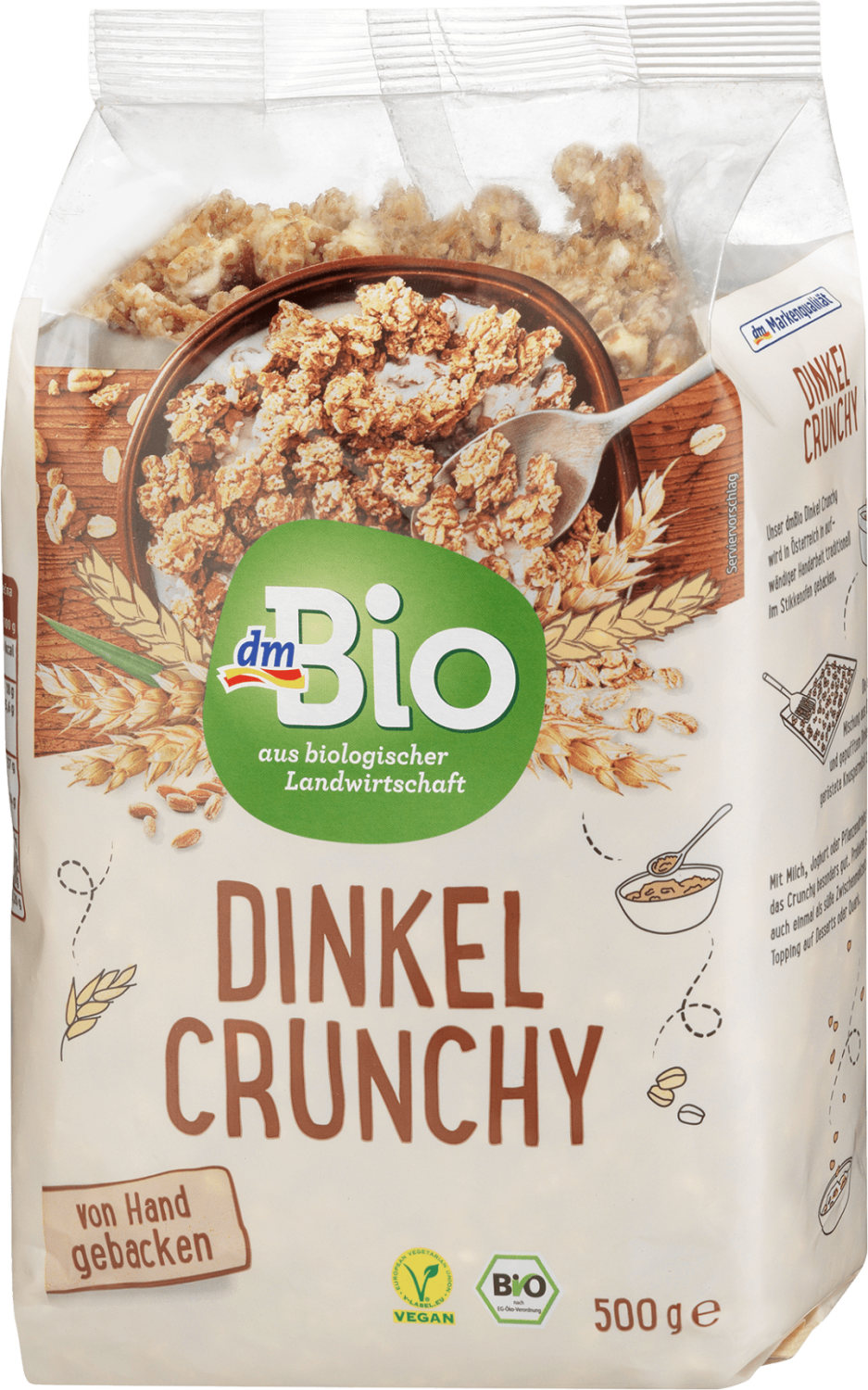 Musli DM BIO Crunchy od pira 500g - Cjenoteka