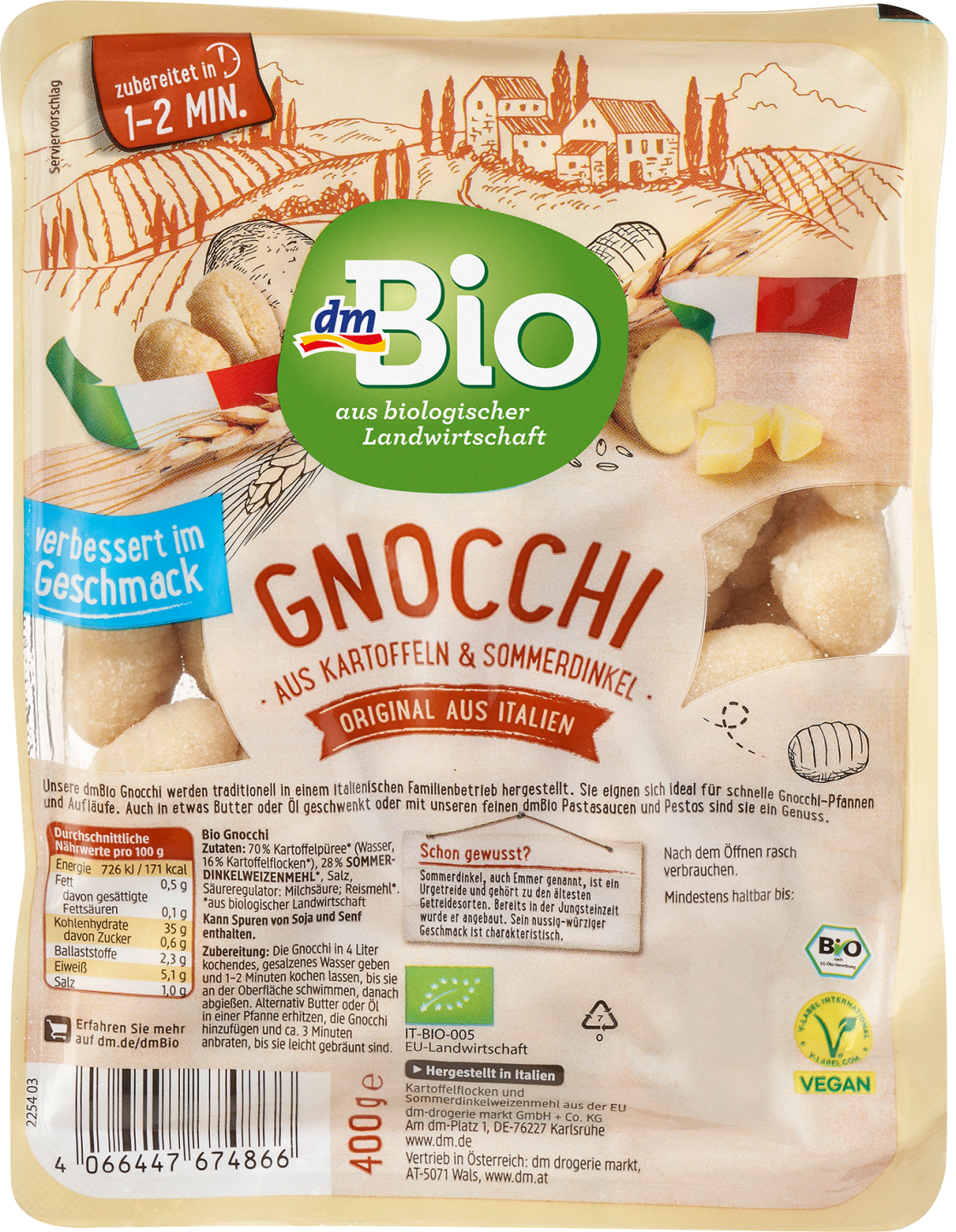 Njoki DM BIO 400g - Cjenoteka
