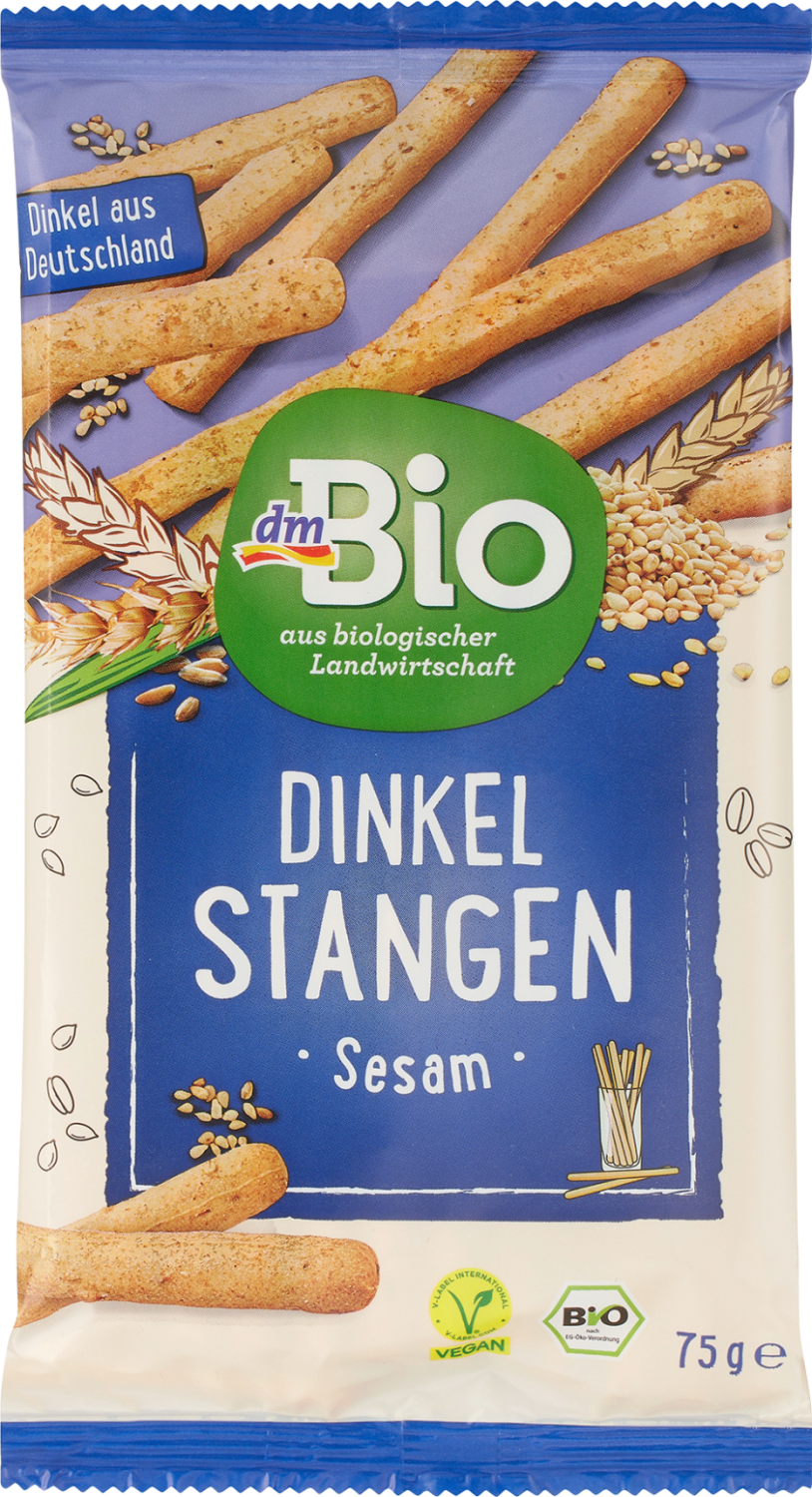 Štapići DM BIO od pira sa sezamom 75g - Cjenoteka