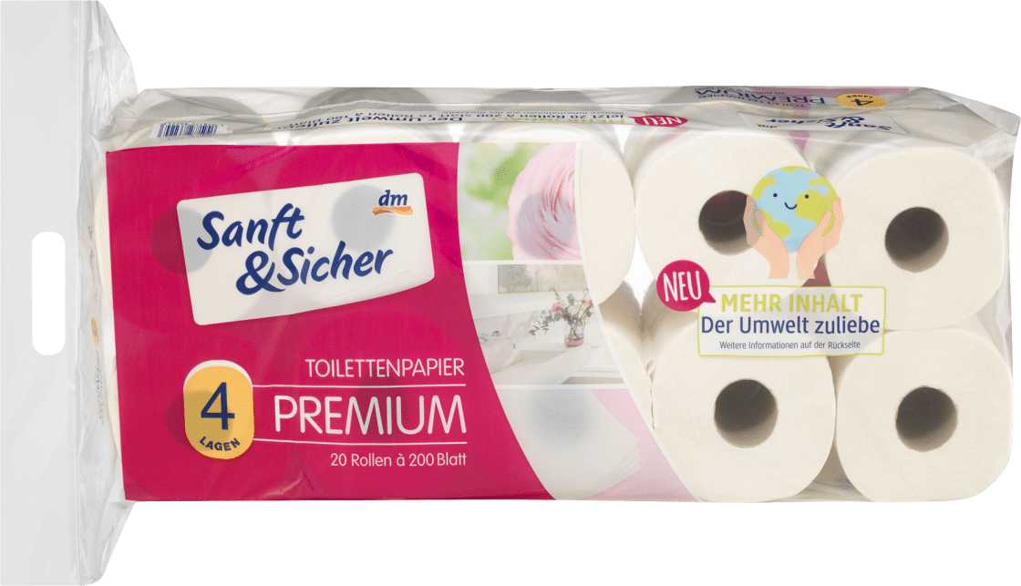 Toaletni papir SANFT&SICHER premium 4sloja 20kom - Cjenoteka