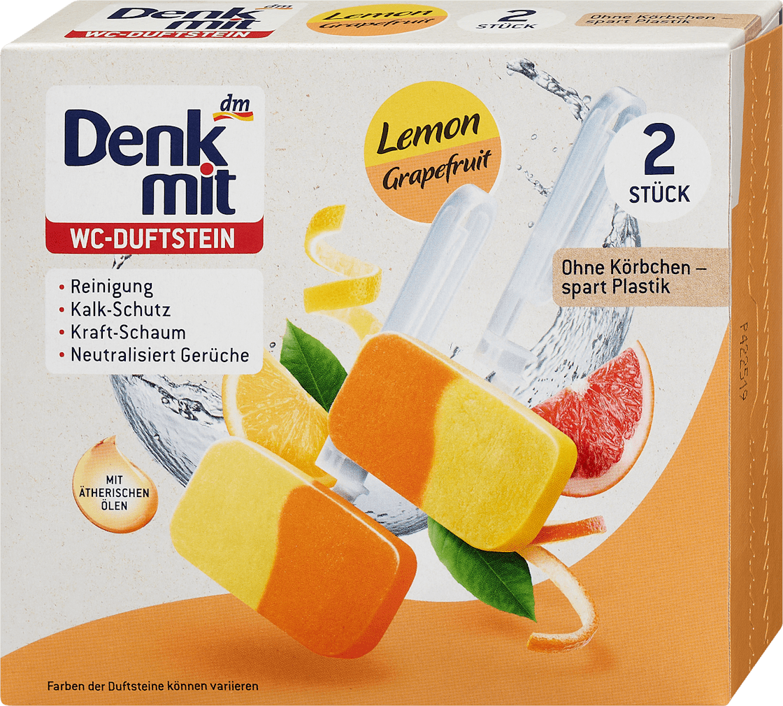 WC kamen DENKMIT limun i grejp 2x38g - Cjenoteka