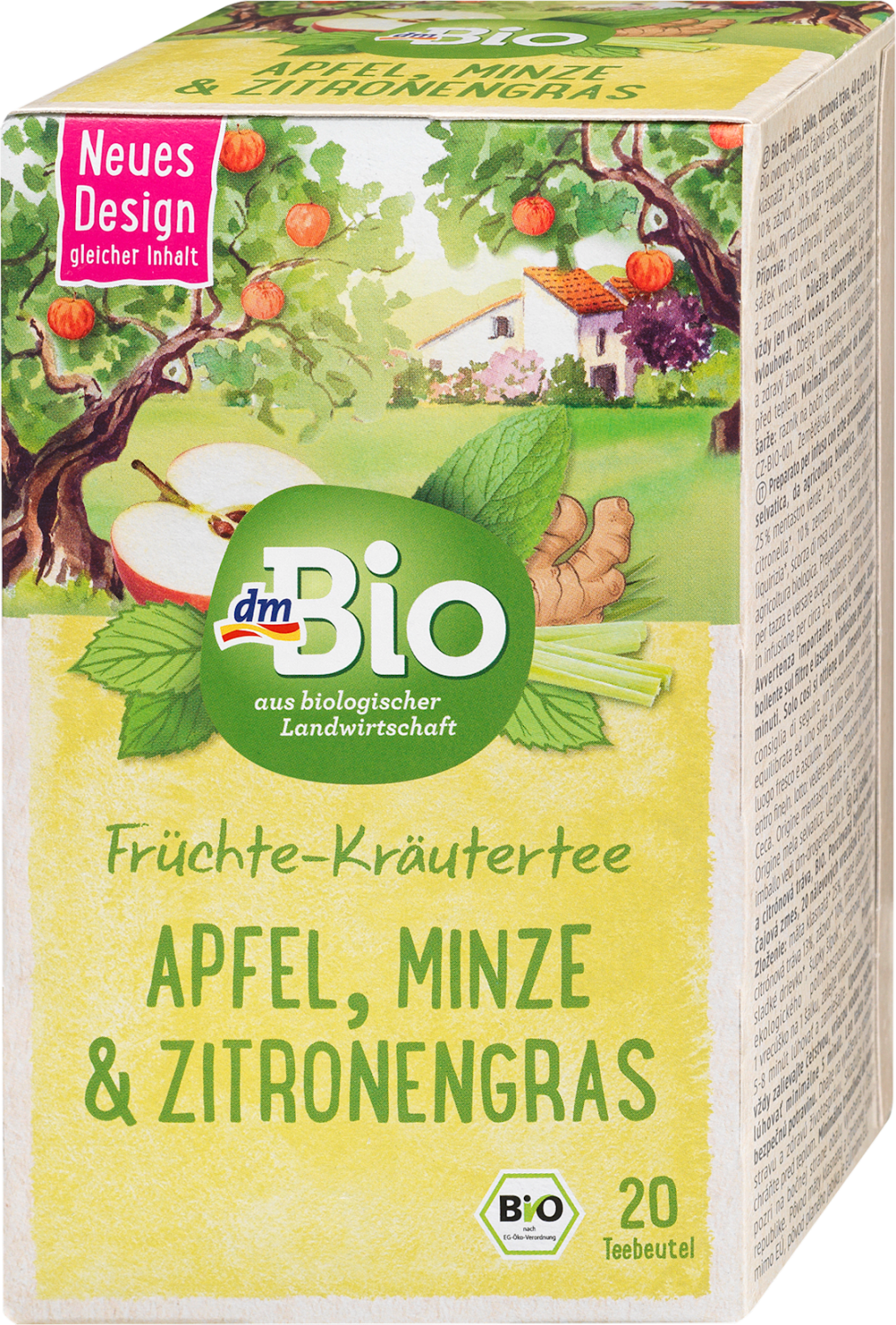 DM BIO čaj jabuka, menta i limunska trava 40g - Cjenoteka