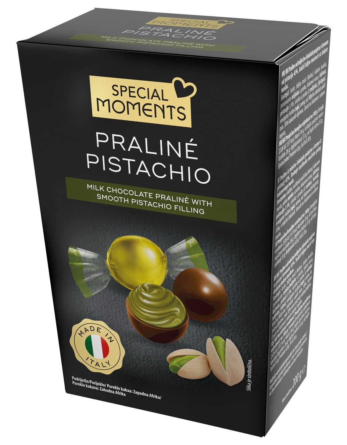 Praline SPECIAL MOMENTS pistacije 200g - Cjenoteka
